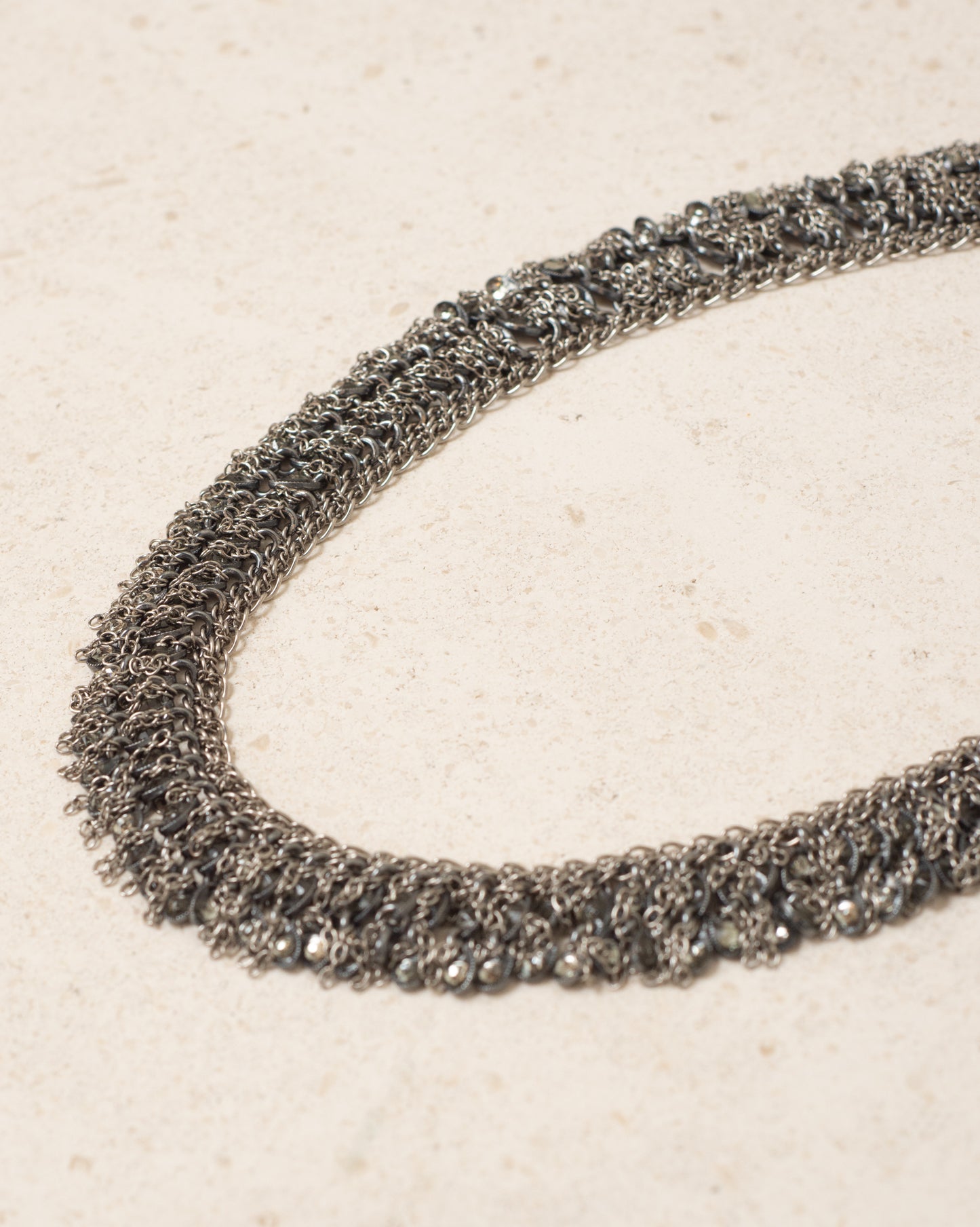 Swarovski Jet Rhinestone Necklace – Dilettante