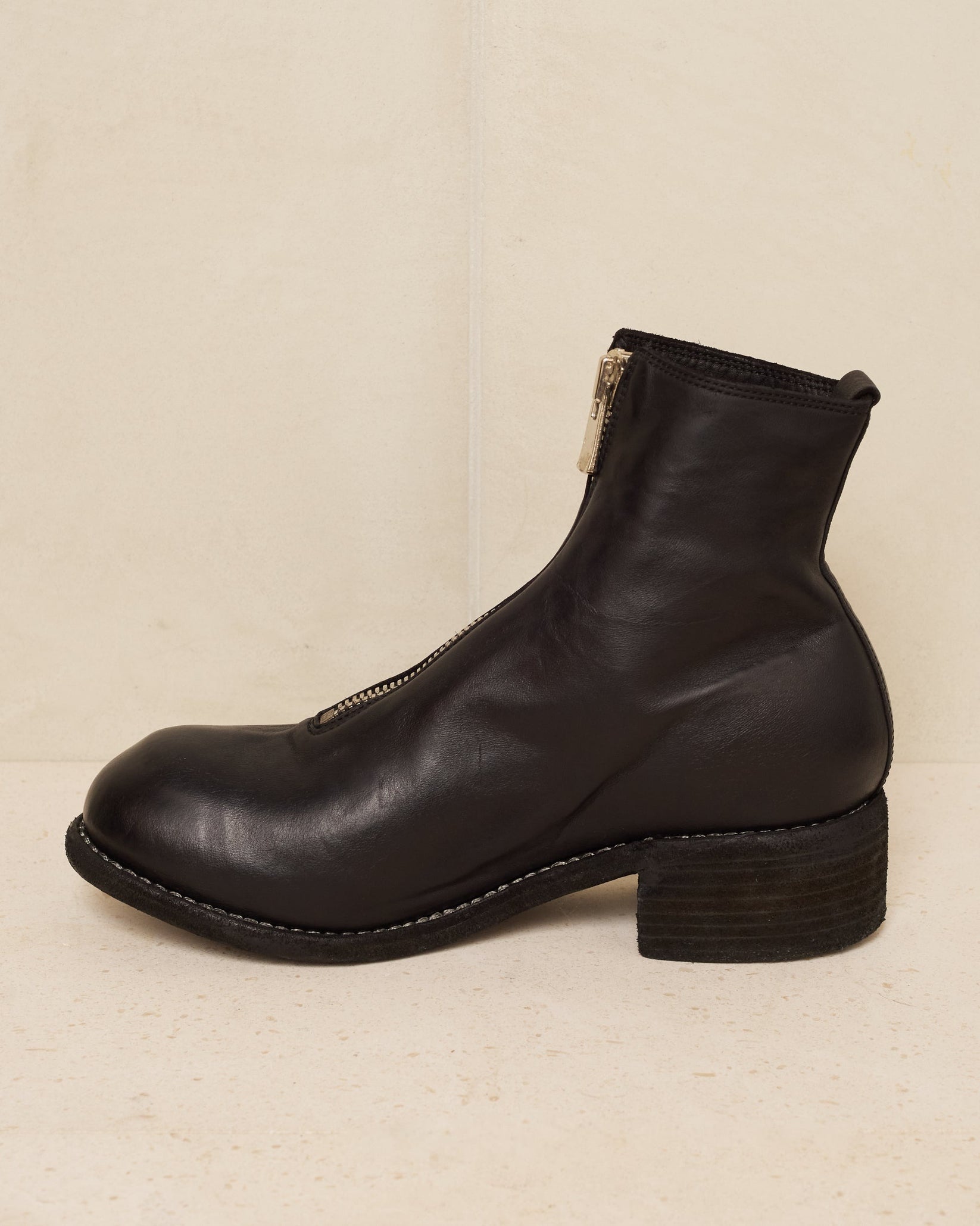 Guidi Black PL1 Front Zip Boots pl1blkt - DILETTANTE – Dilettante