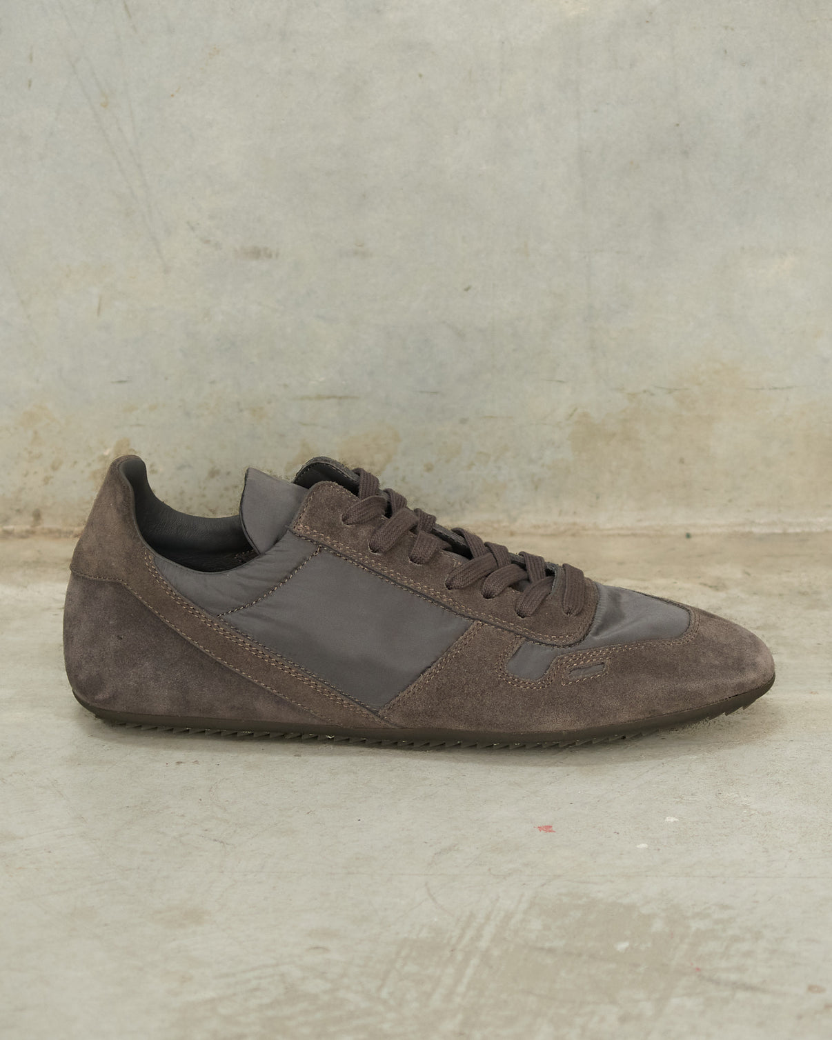 Rick Owens Dark Dust Minimal Sneakers Grey RP01F6895 - DILETTANTE ...
