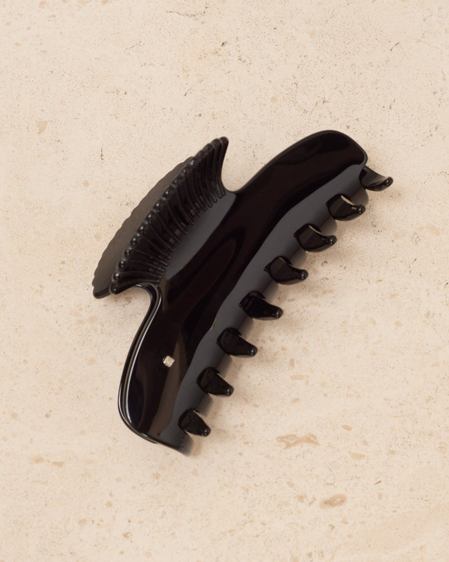 Sophie Buhai Noir Fan Shell Claw Clip r22h05noir - DILETTANTE – Dilettante
