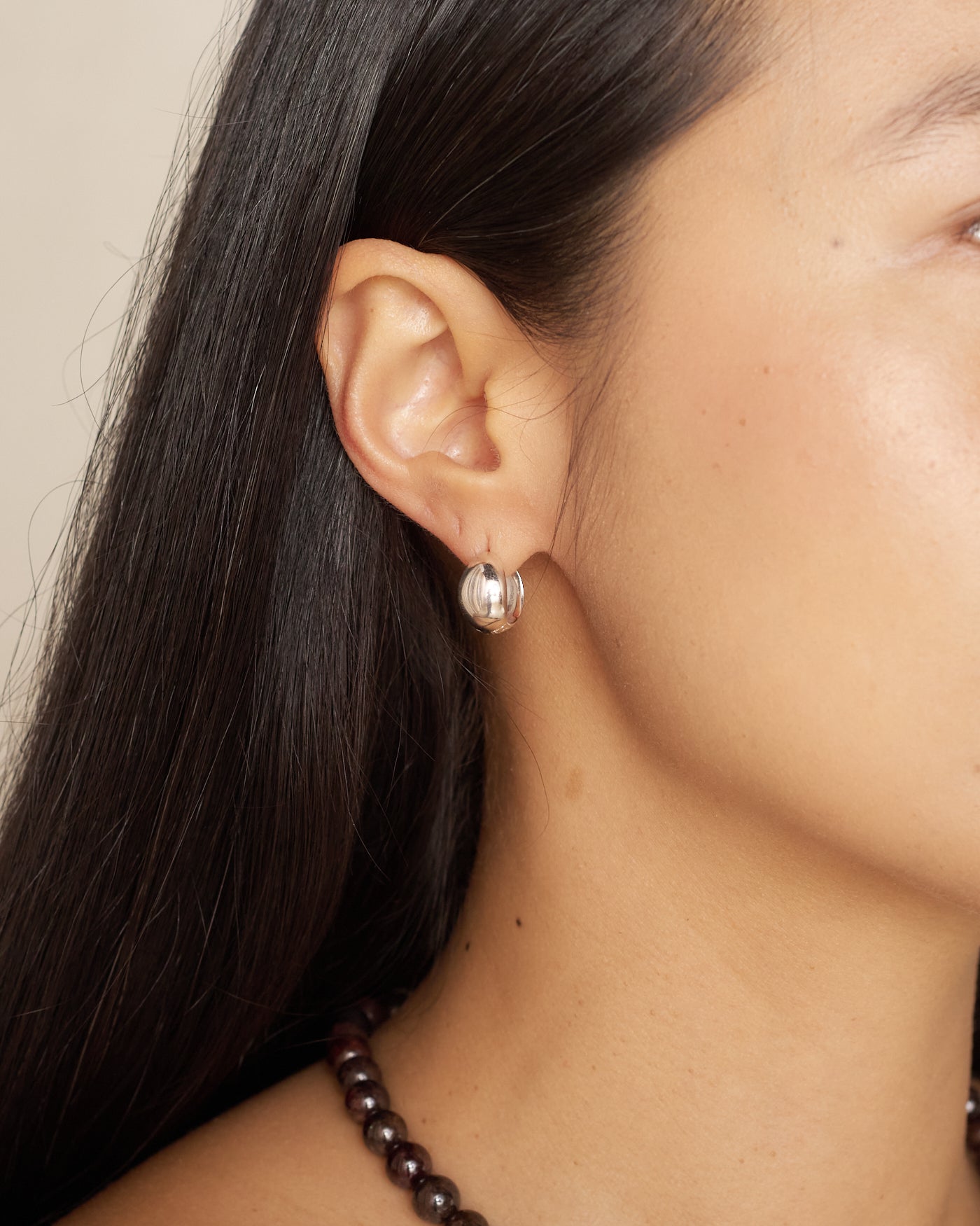 Sterling Silver Reversible Hinged Hoops – Dilettante