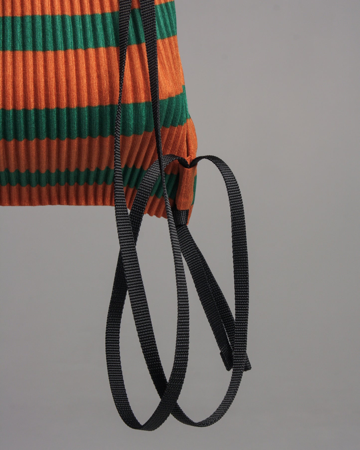 Orange & Green Stripe Drawstring Bag – Dilettante