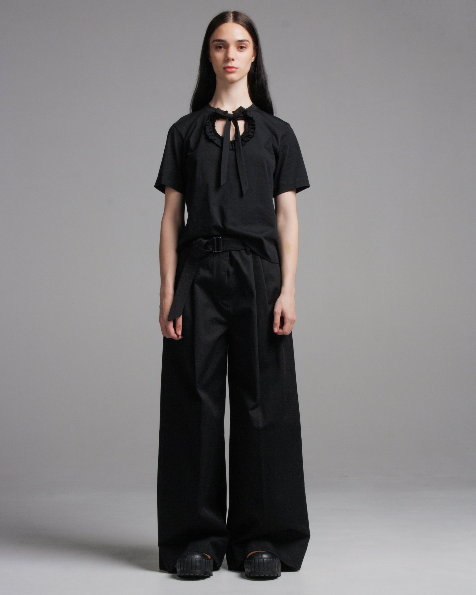 Pliza Wide Pleated Trousers – Dilettante