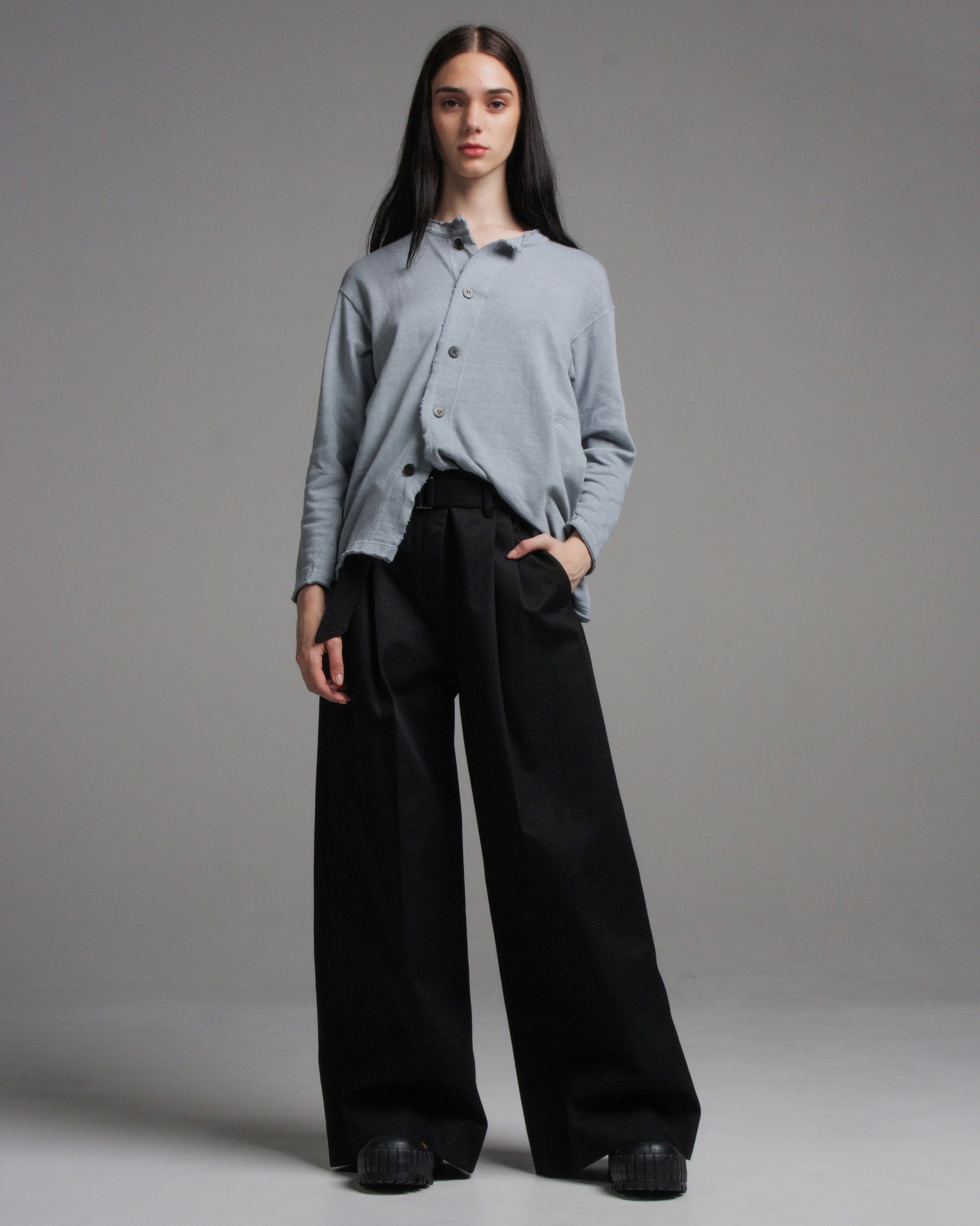 Pliza Wide Pleated Trousers – Dilettante