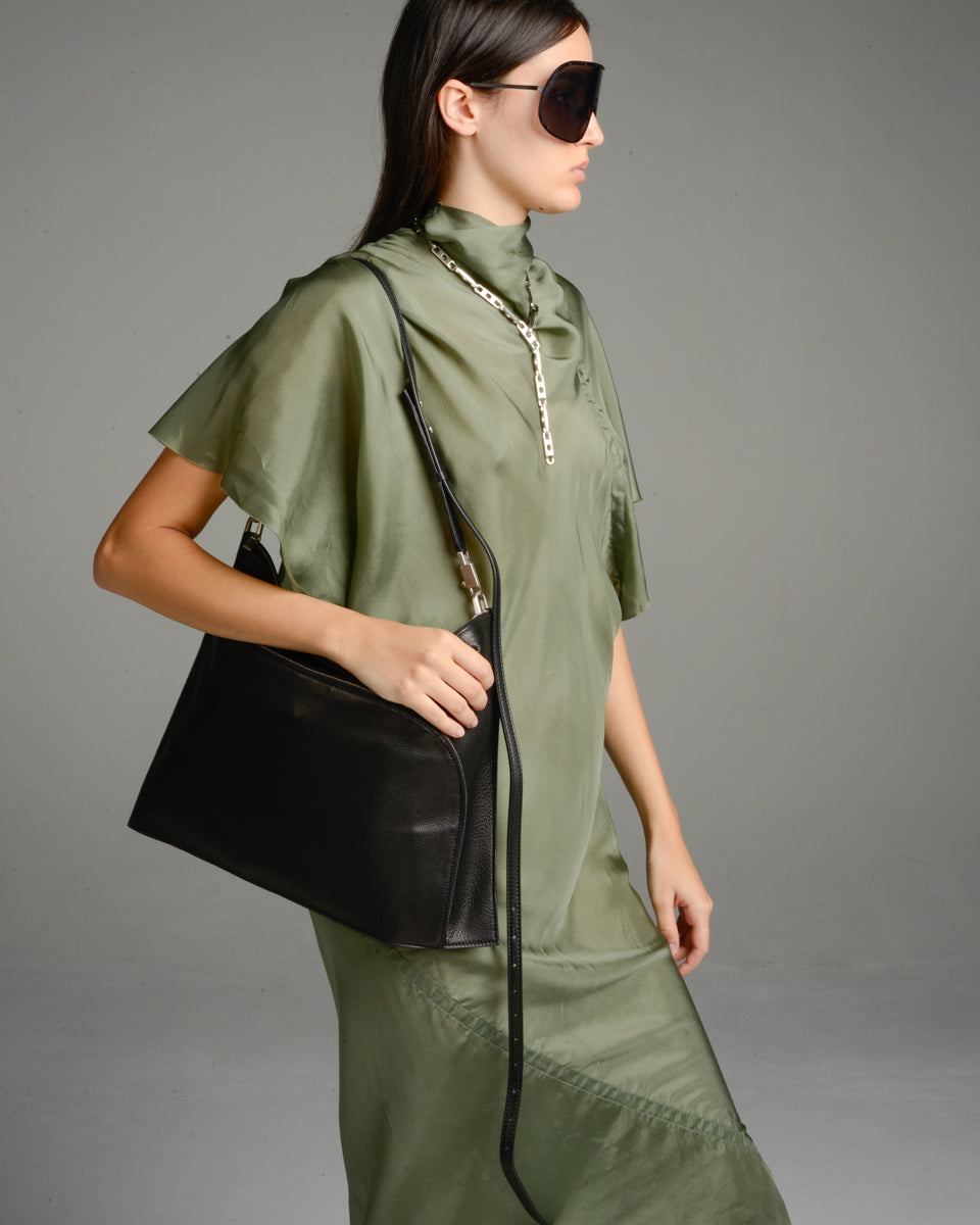 Black Leather Work Pouch – Dilettante